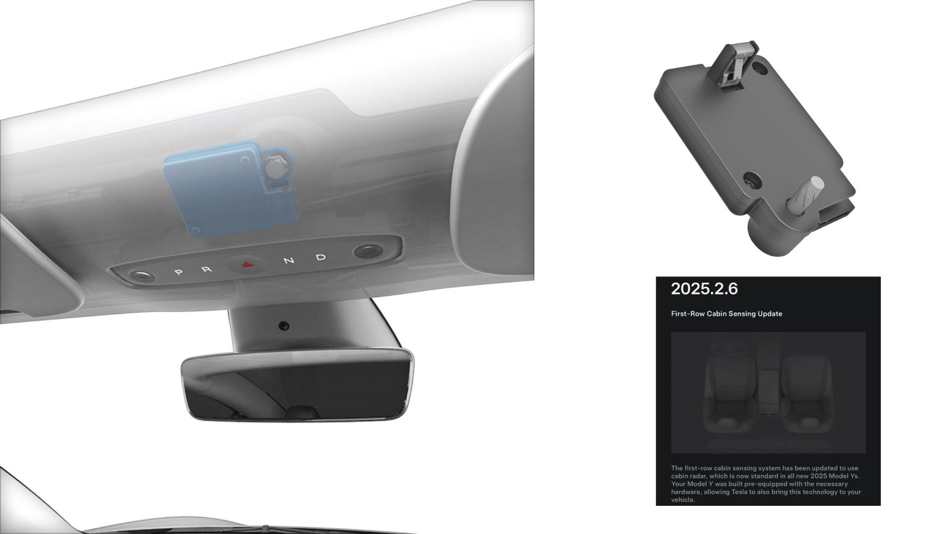 Kabinenradar in Tesla Model Y aktiviert – Neue Sicherheitsfunktion ...