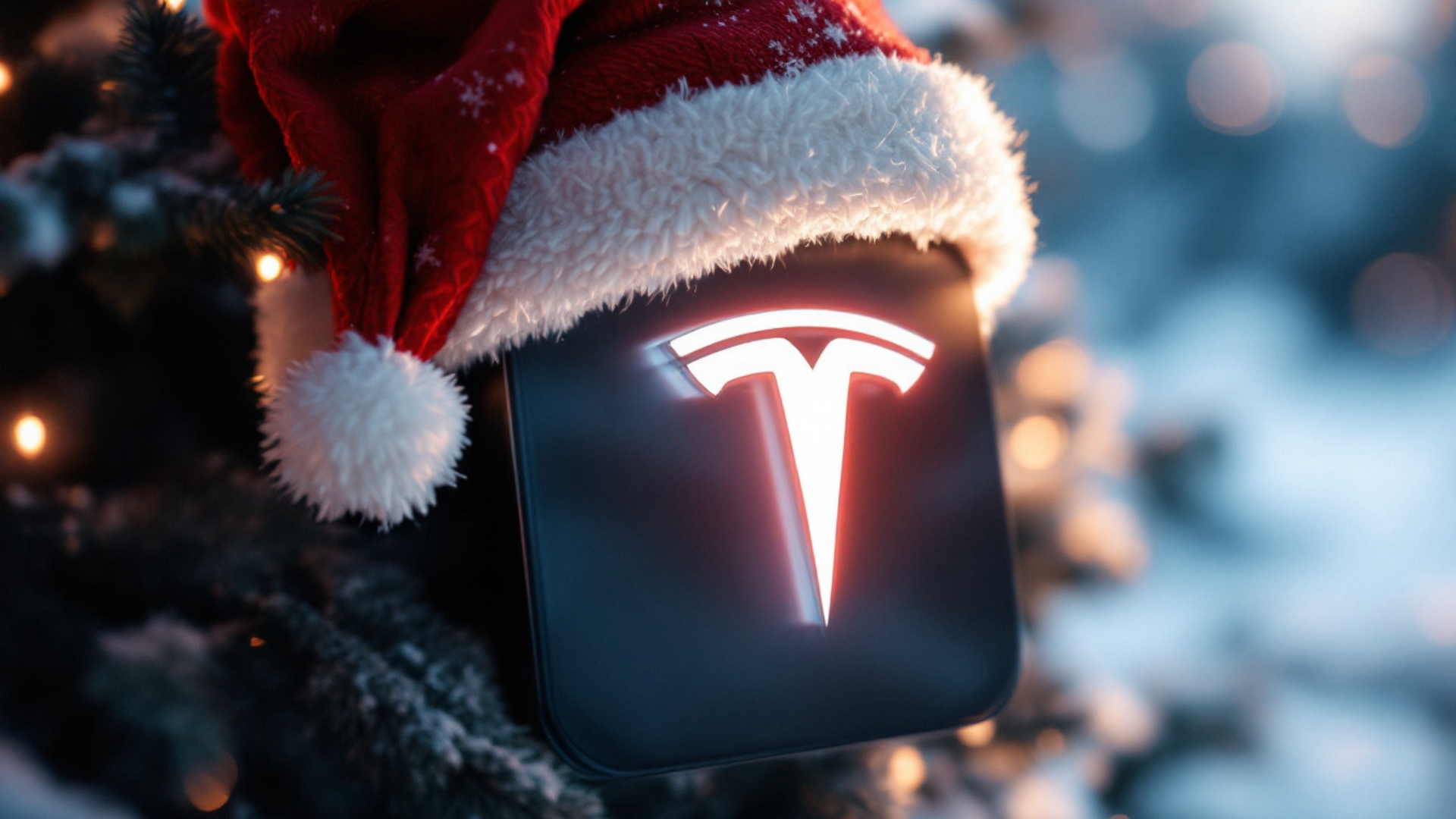 Tesla Holiday Update 2024: Ambient Lighting, Santa Mode und mehr ...
